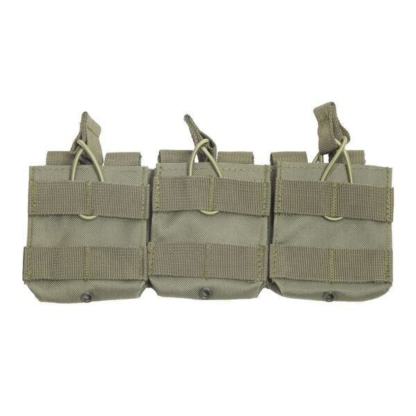 NcSTAR AR10 M1A FAL Triple Mag Pouch Green